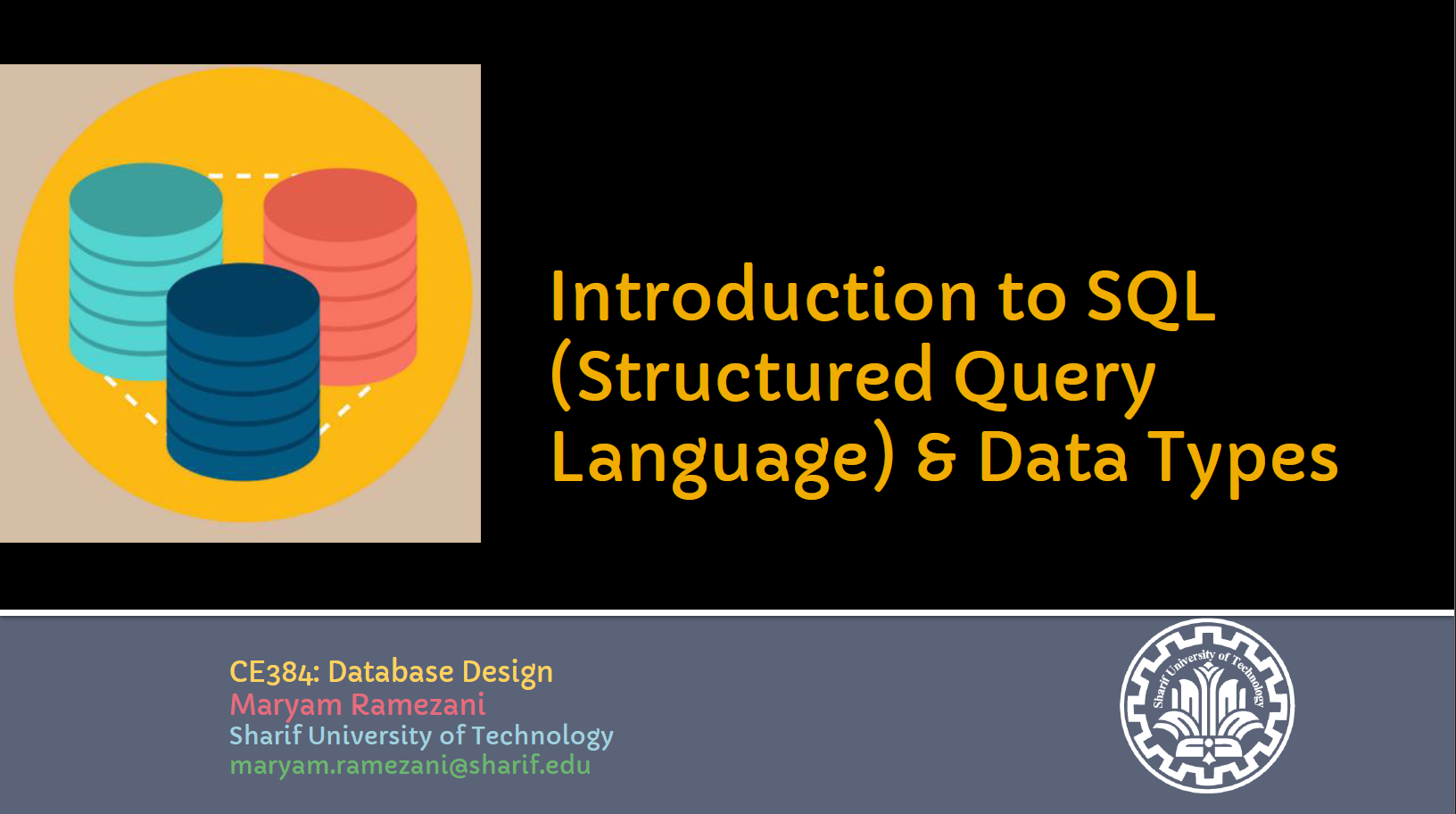 Lectures - Database / Spring 2025